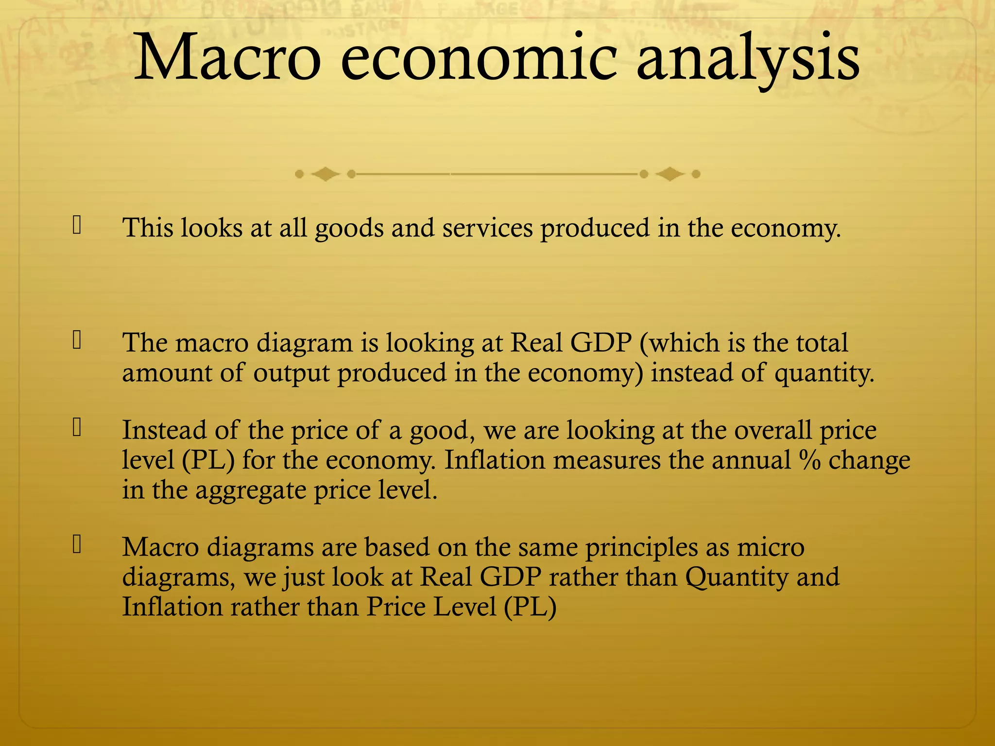 Difference between micro & Macro Economics | PPT | Financial Industry ...