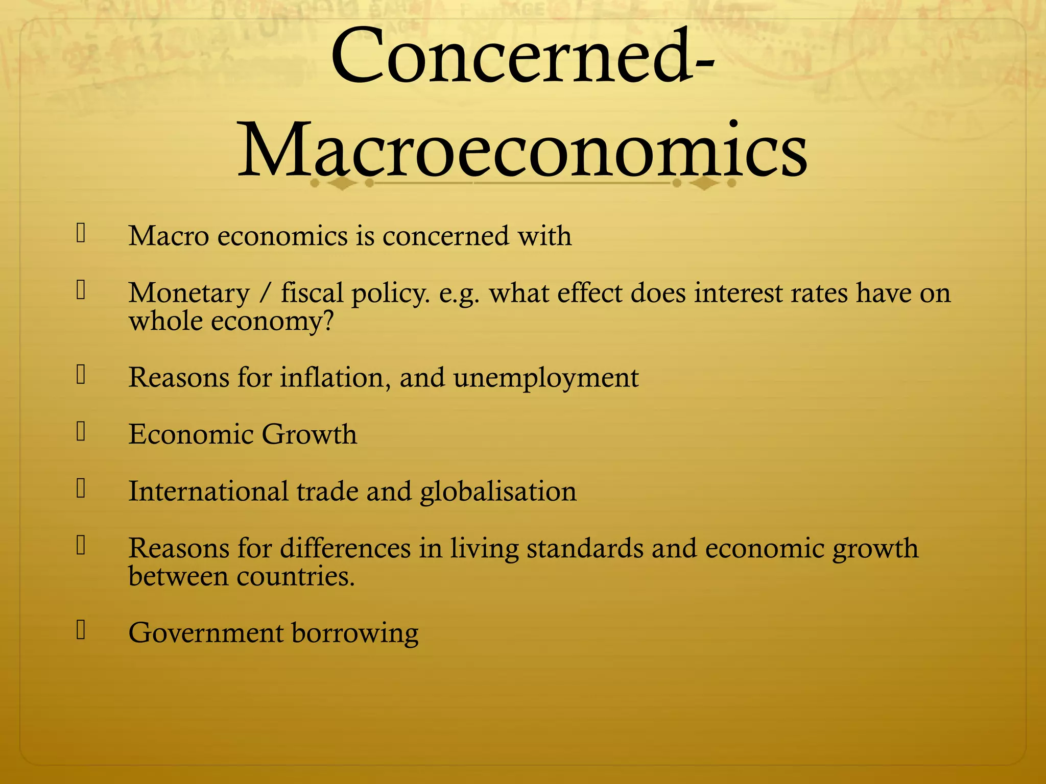Difference between micro & Macro Economics | PPT | Financial Industry ...