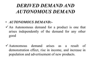 Demand Differences | PPT