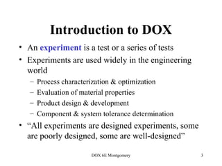 design of experiments (Research methodology) | PPT