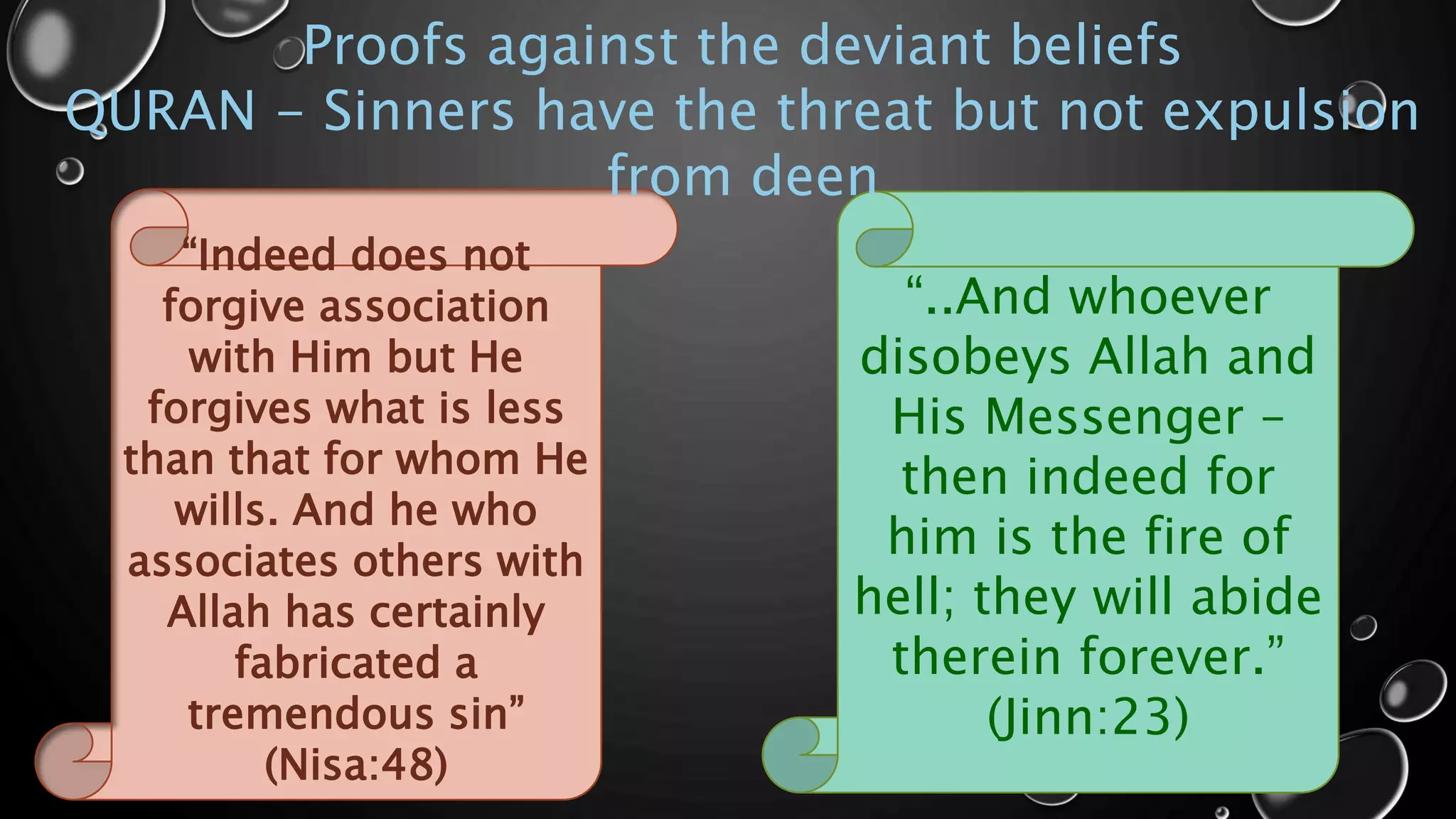 correct understanding of Eeman | PPTX | Islam | Religion & Spirituality