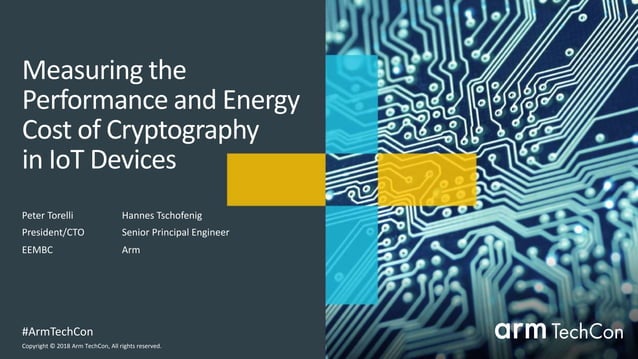 Measuring The Performance And Energy Cost Of Cryptography In Iot Devices Ppt