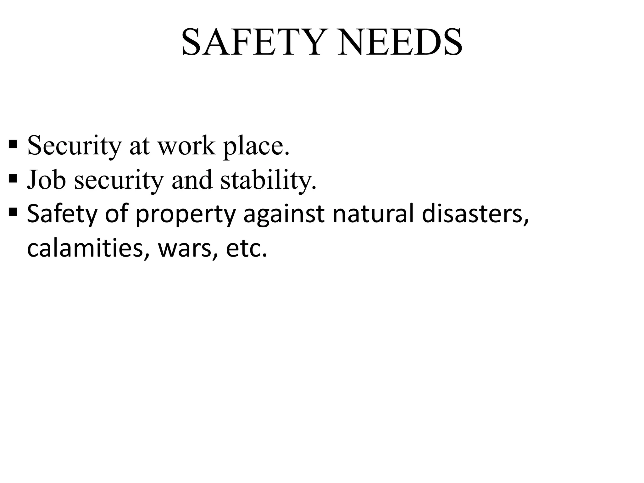 Maslow's hierarchy of Needs theory & Behavioural approach. | PPTX