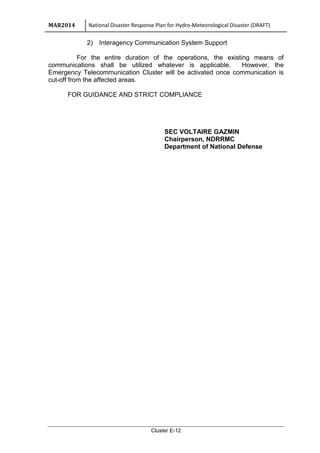 E emergency telecomm operations protocol 20140331 | DOCX