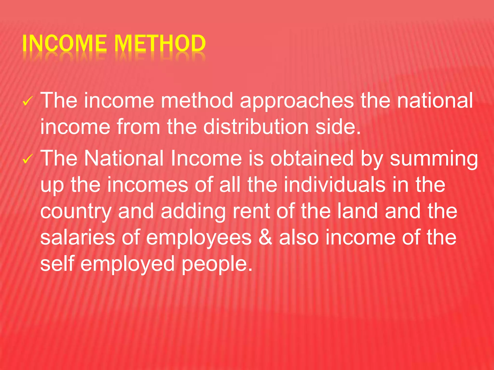 concepts of national income | PPTX