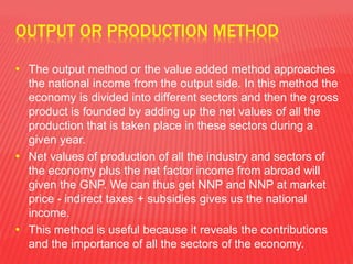 concepts of national income | PPTX