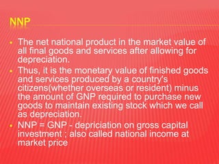 concepts of national income | PPTX