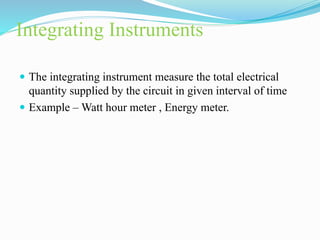 BASICS OF ELECTRICAL AND ELECTRONICS MEASUREMENTS | PPTX