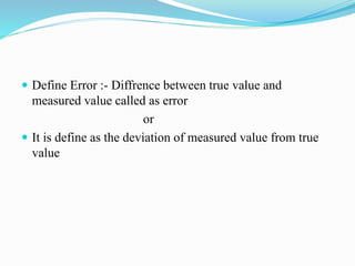 BASICS OF ELECTRICAL AND ELECTRONICS MEASUREMENTS | PPTX