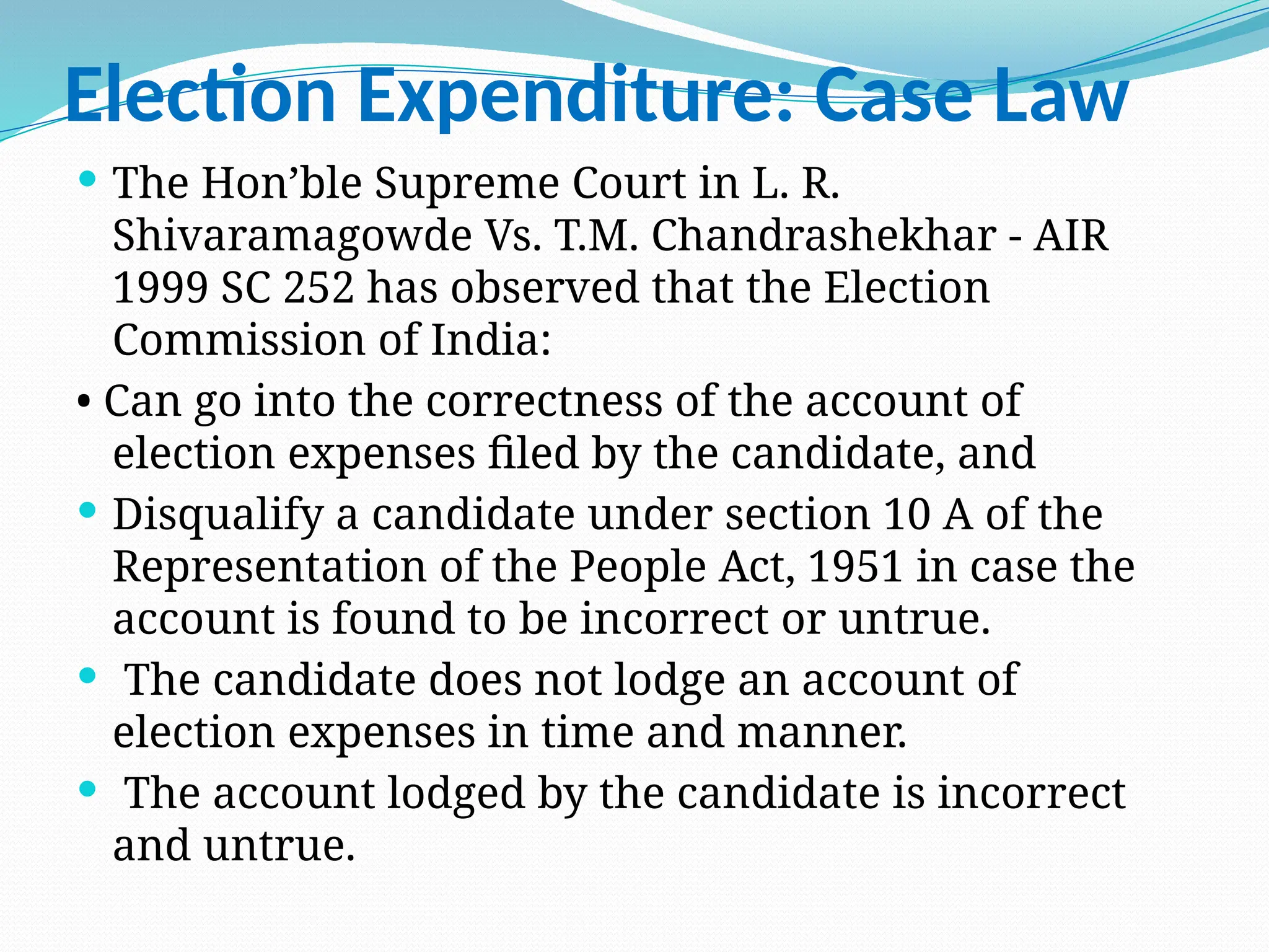 Election Expenditure Monitoring Presentation | PPTX