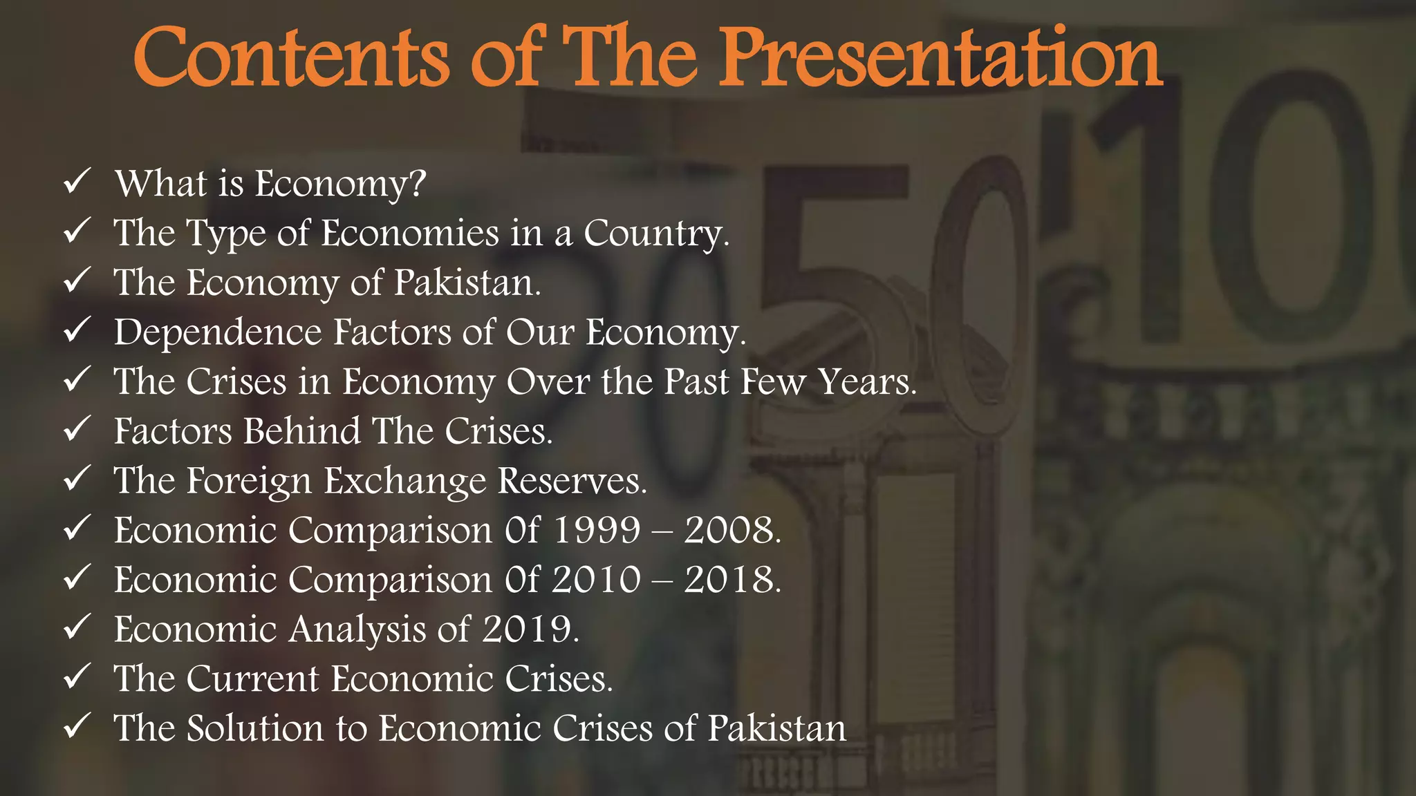 Analysis of Pakistan's Economy Crises | PPTX