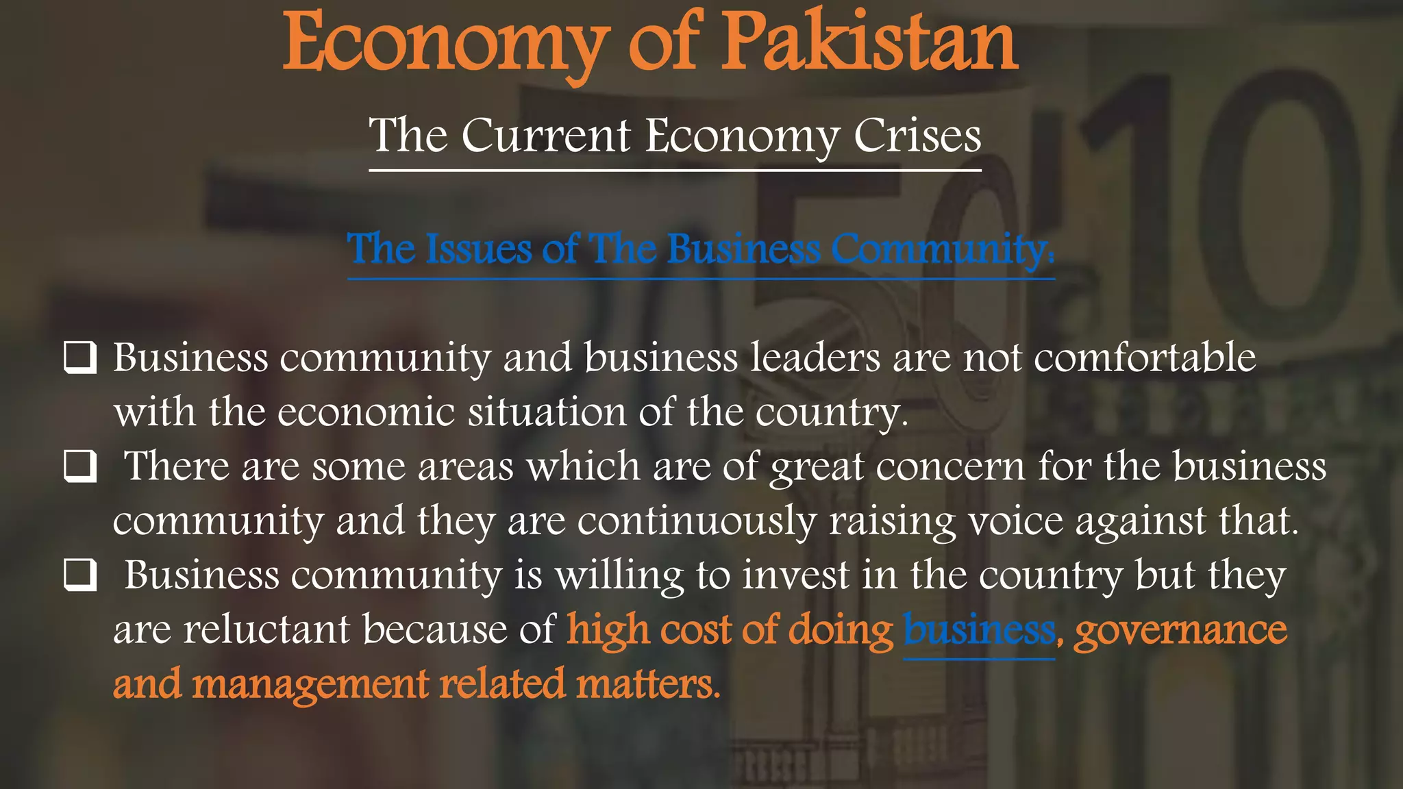 Analysis of Pakistan's Economy Crises | PPTX