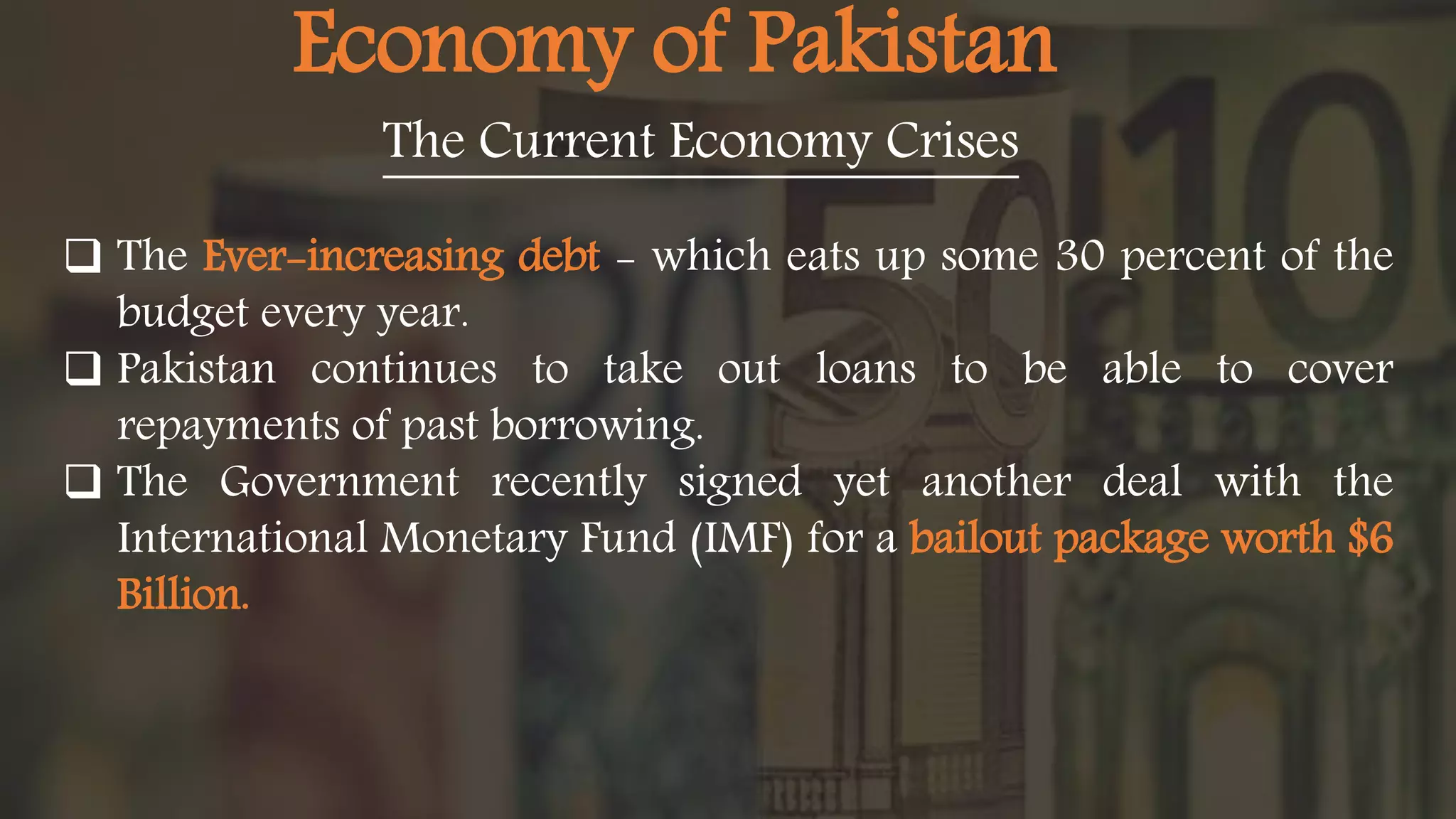 Analysis of Pakistan's Economy Crises | PPTX
