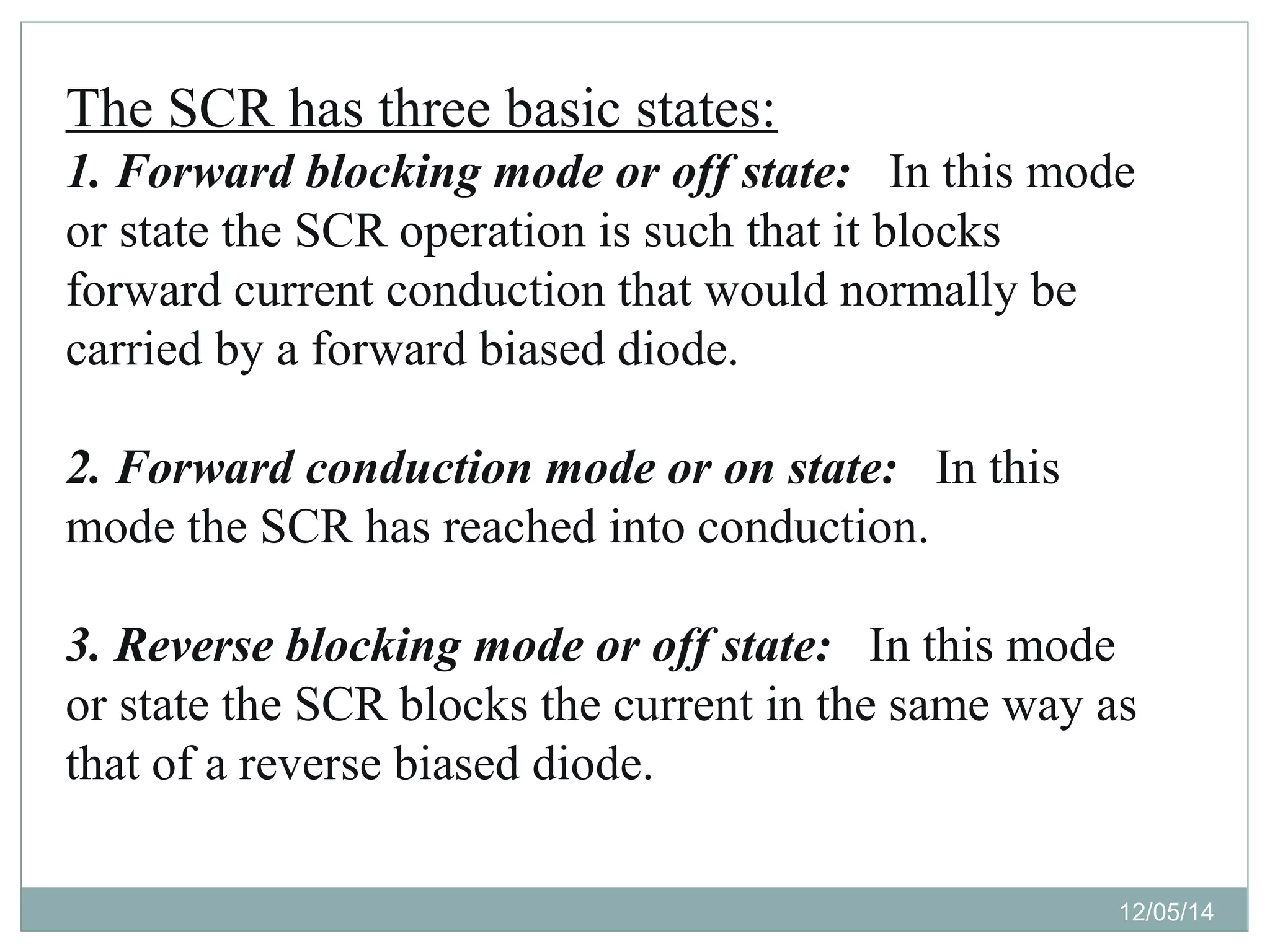 Silicon control rectifier | PPT