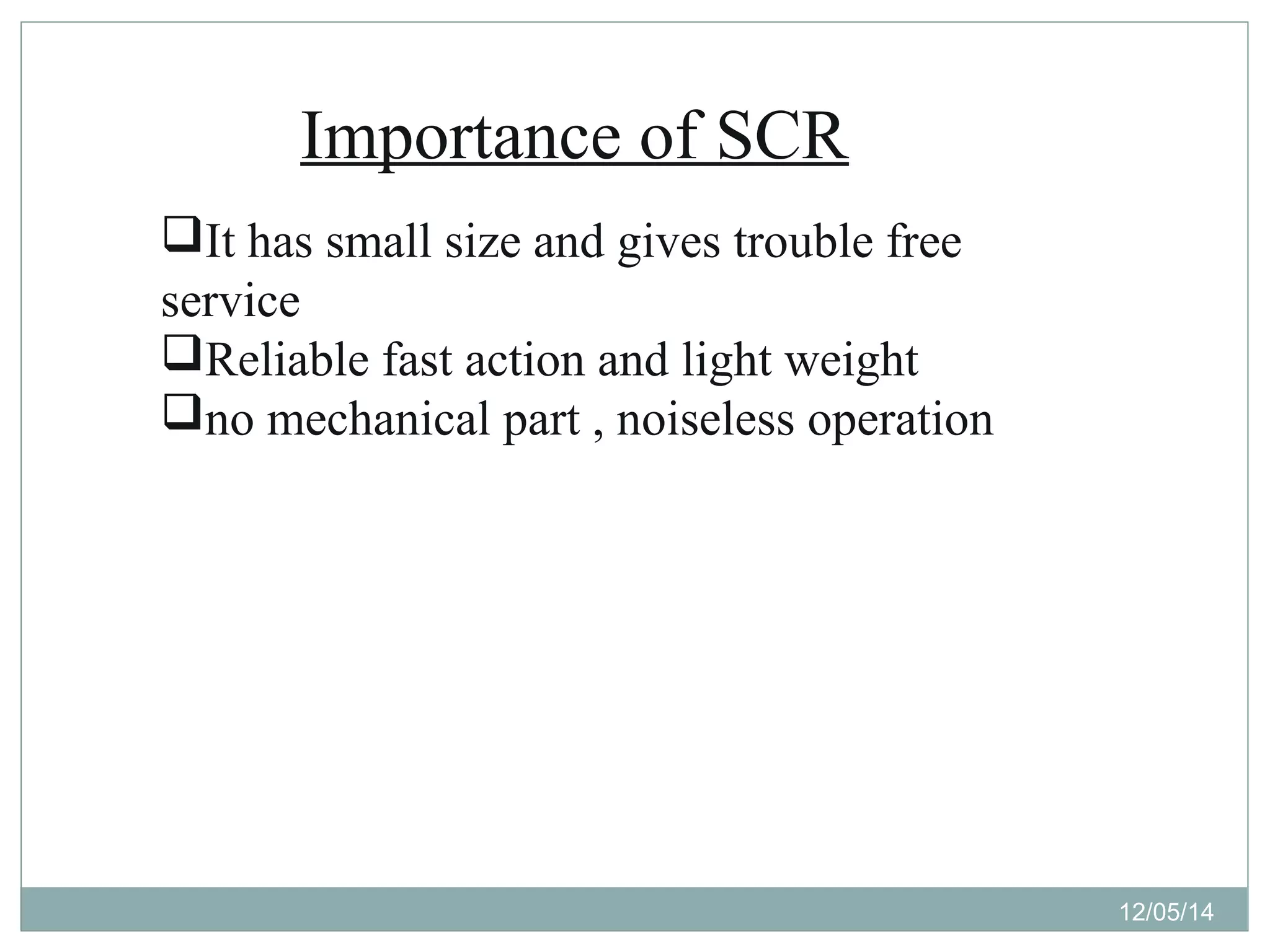 Silicon control rectifier | PPT