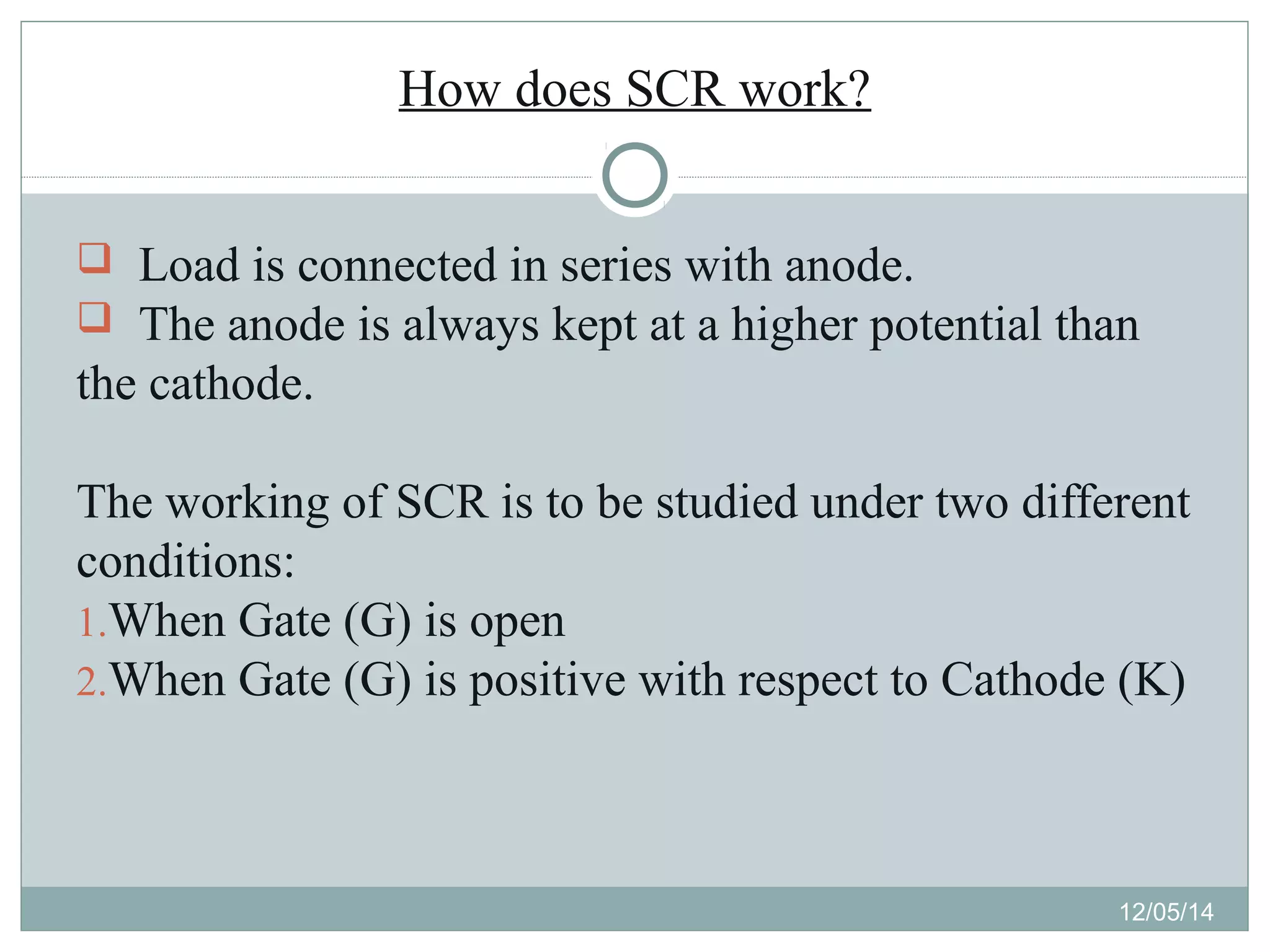 Silicon control rectifier | PPT