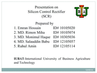 Silicon control rectifier | PPT