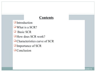 Silicon control rectifier | PPT