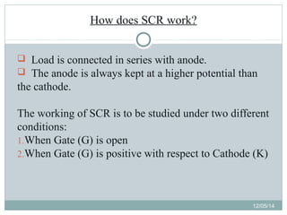 Silicon control rectifier | PPT