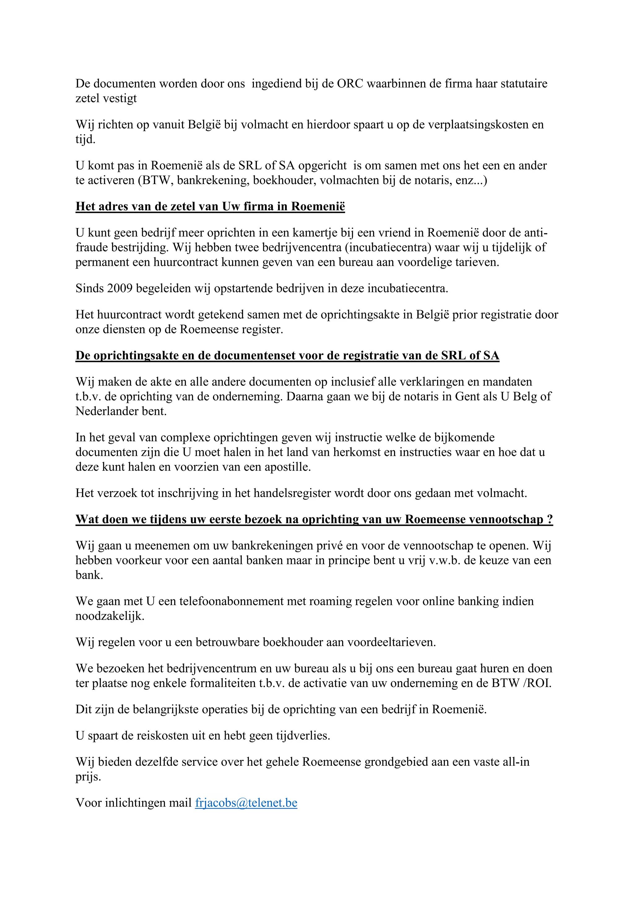Een bedrijf oprichten in roemenie | PDF | Business | Business and Finance