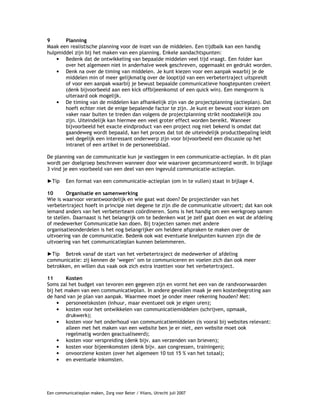 Een communicatieplan maken | PDF
