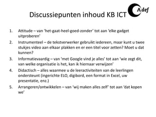 Een Kennisbasis ICT, en wat nu? (Aike van der Hoeff) | PPTX