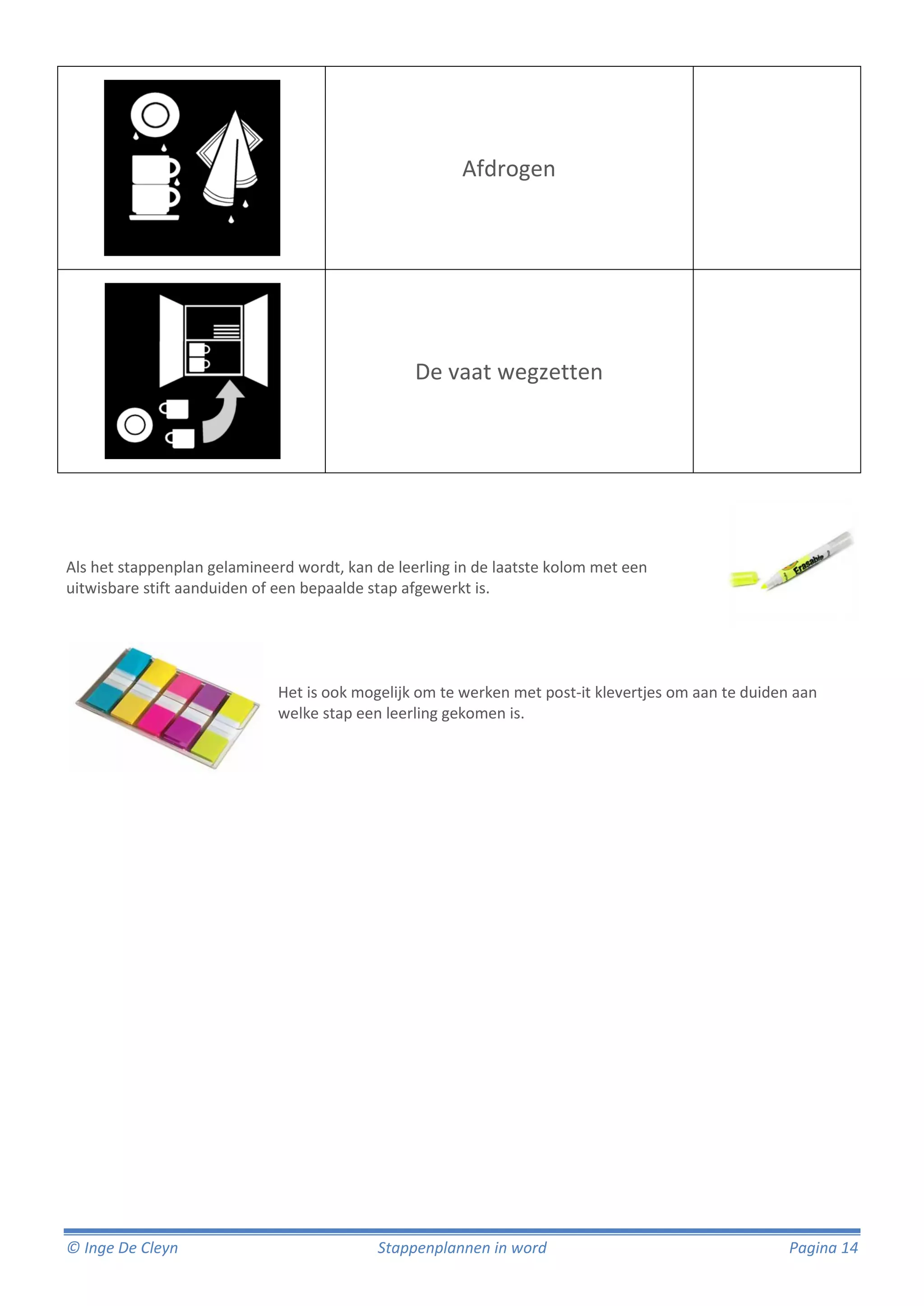 Eenvoudige stappenplannen maken met word | PDF