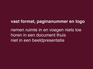 Eenvoud in beeldpresentatie | PDF