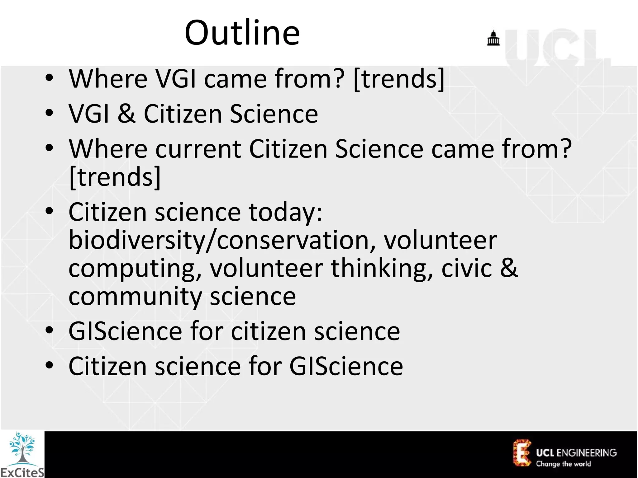 EEO/AGI-Scotland 2015: Citizen Science and GIScience - background and ...
