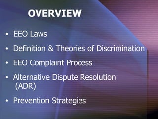 Eeo Complaint Processforsupervisors | PPT