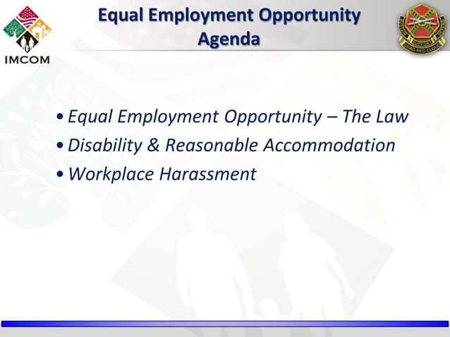 Eeo Anti Harassment Training Ppt
