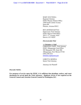 EEOC vs PITRE COMPLAINT | PDF