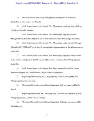 EEOC vs PITRE COMPLAINT | PDF