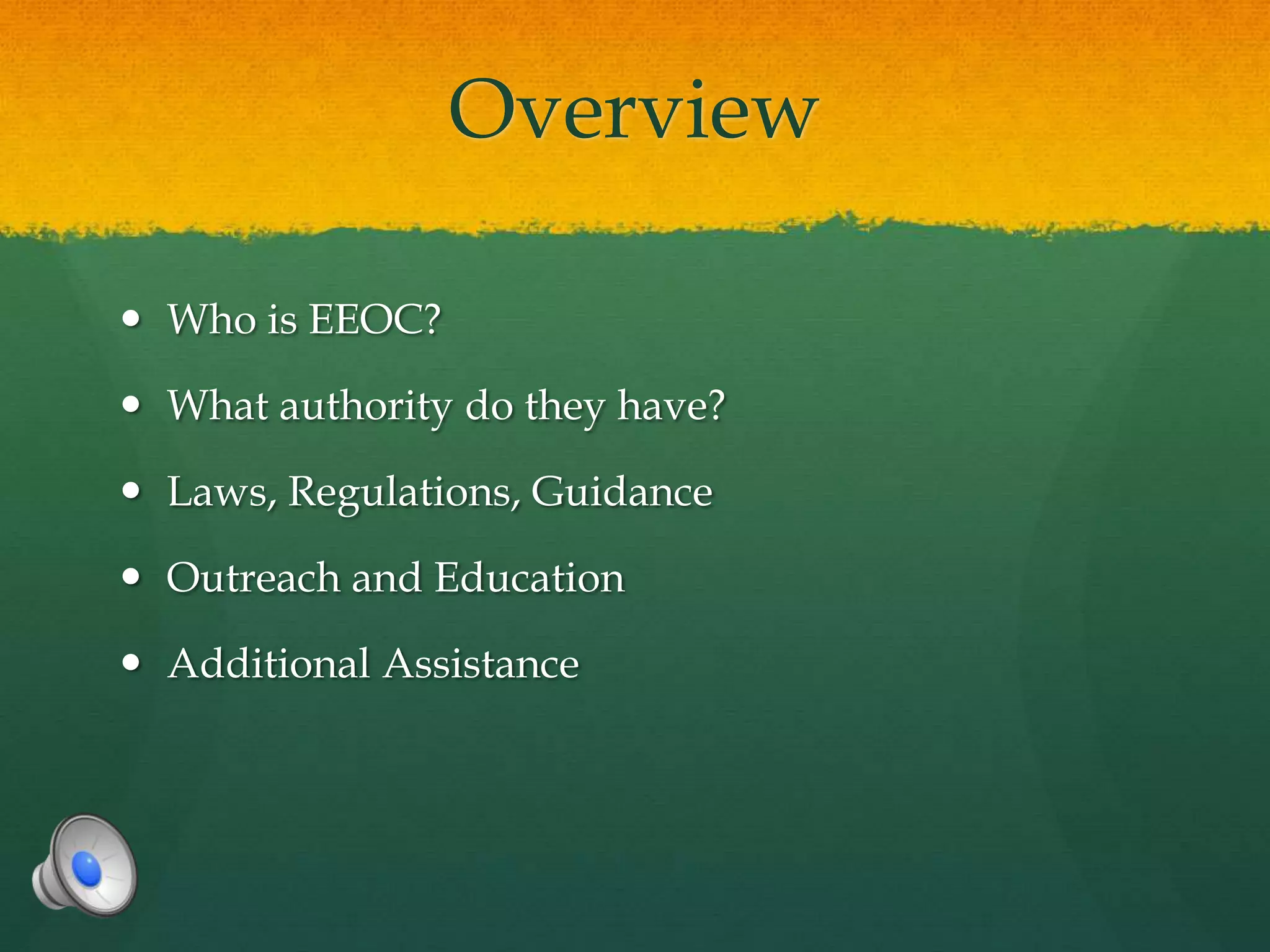 EEOC Overview | PPTX