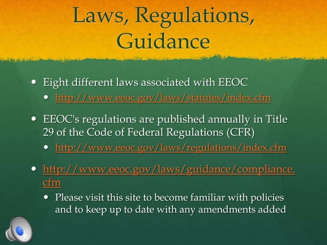 EEOC Overview | PPTX | Debated Sensitive Social Issues | Sensitive Topics