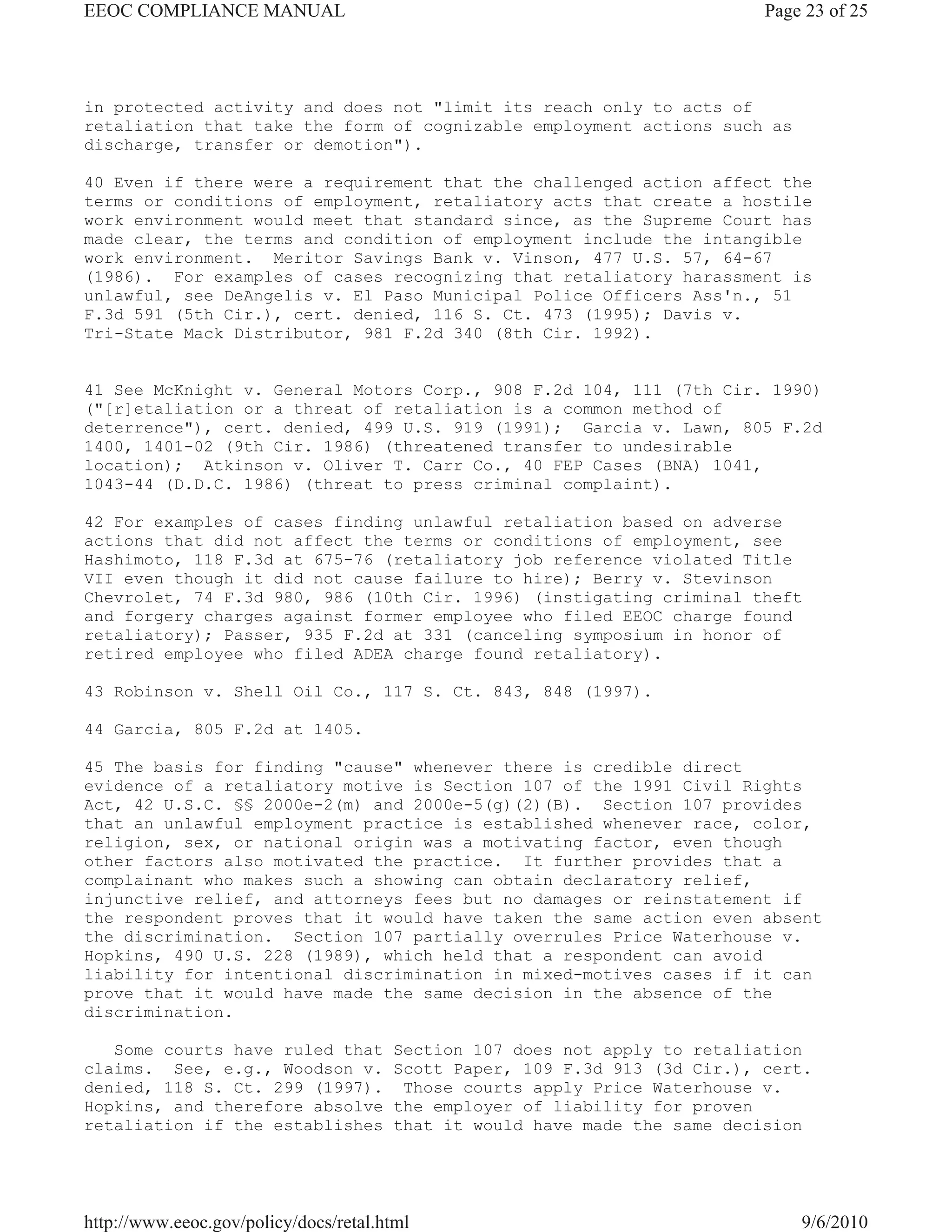 Eeoc compliance manual (highlighted) | PDF