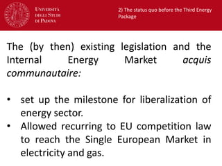 Third Energy Package | PDF