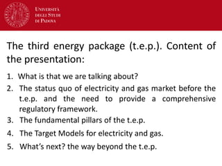 Third Energy Package | PDF