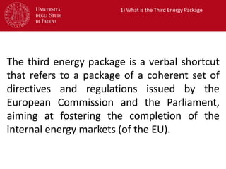 Third Energy Package | PDF