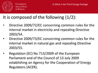 Third Energy Package | PDF