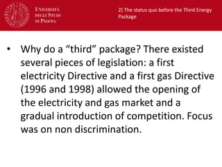 Third Energy Package | PDF