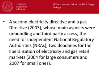 Third Energy Package | PDF