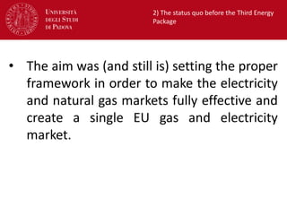 Third Energy Package | PDF