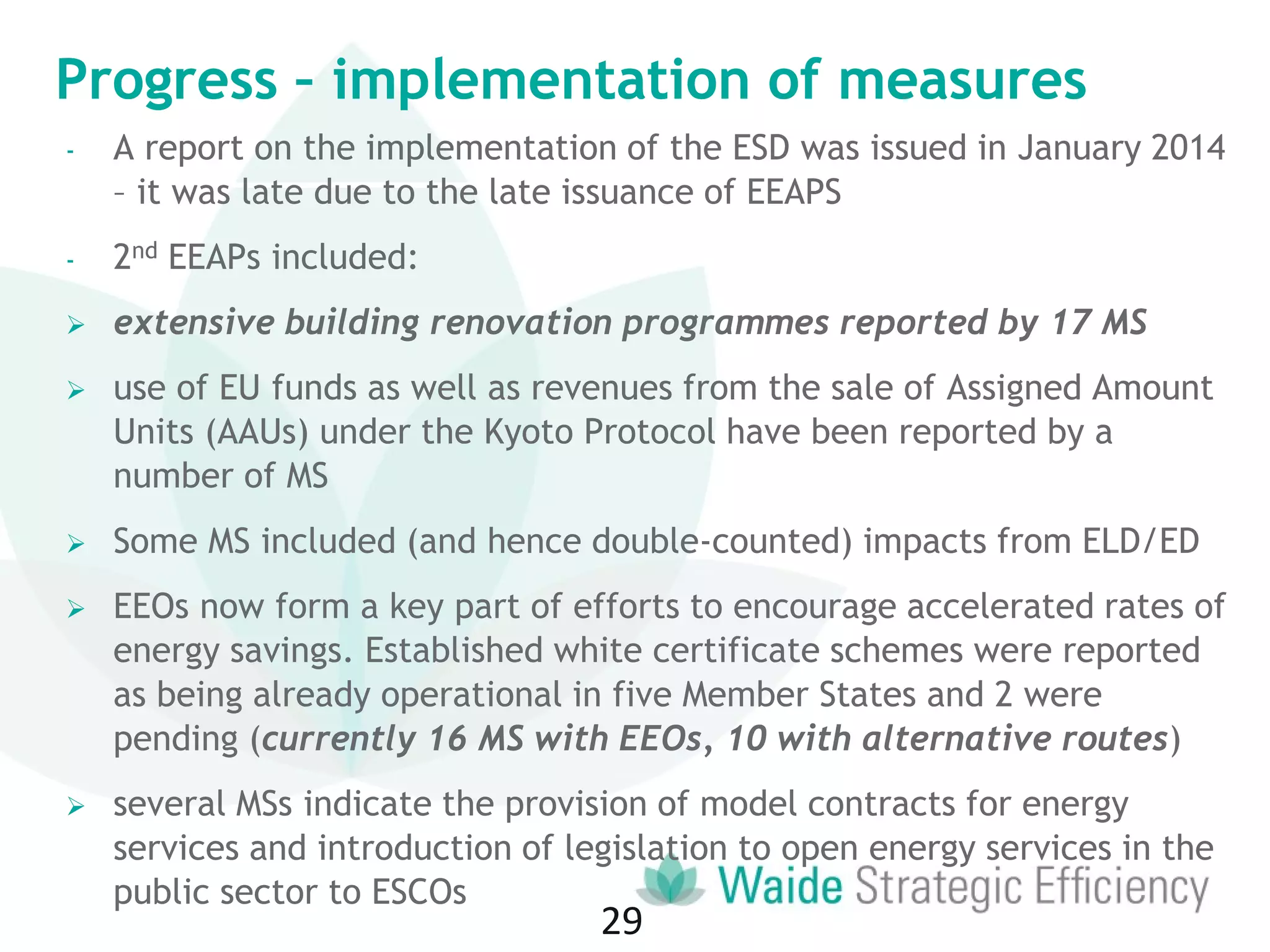 Introduction to the Energy Efficiency Directive | PDF