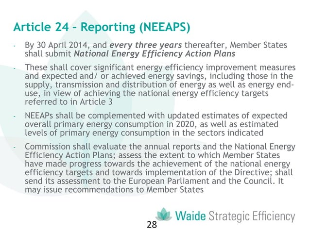 Introduction to the Energy Efficiency Directive | PDF | Power and ...