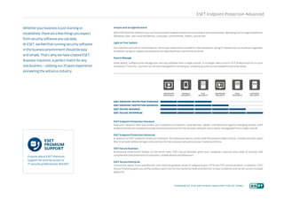 ESET_ENDPOINT_PROTECTION_ADVANCED_DATASHEET | PPT