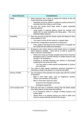 Emergency Evacuation Checklist Jim Burtles | PDF