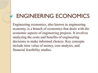Engineering economics and project management .pptx