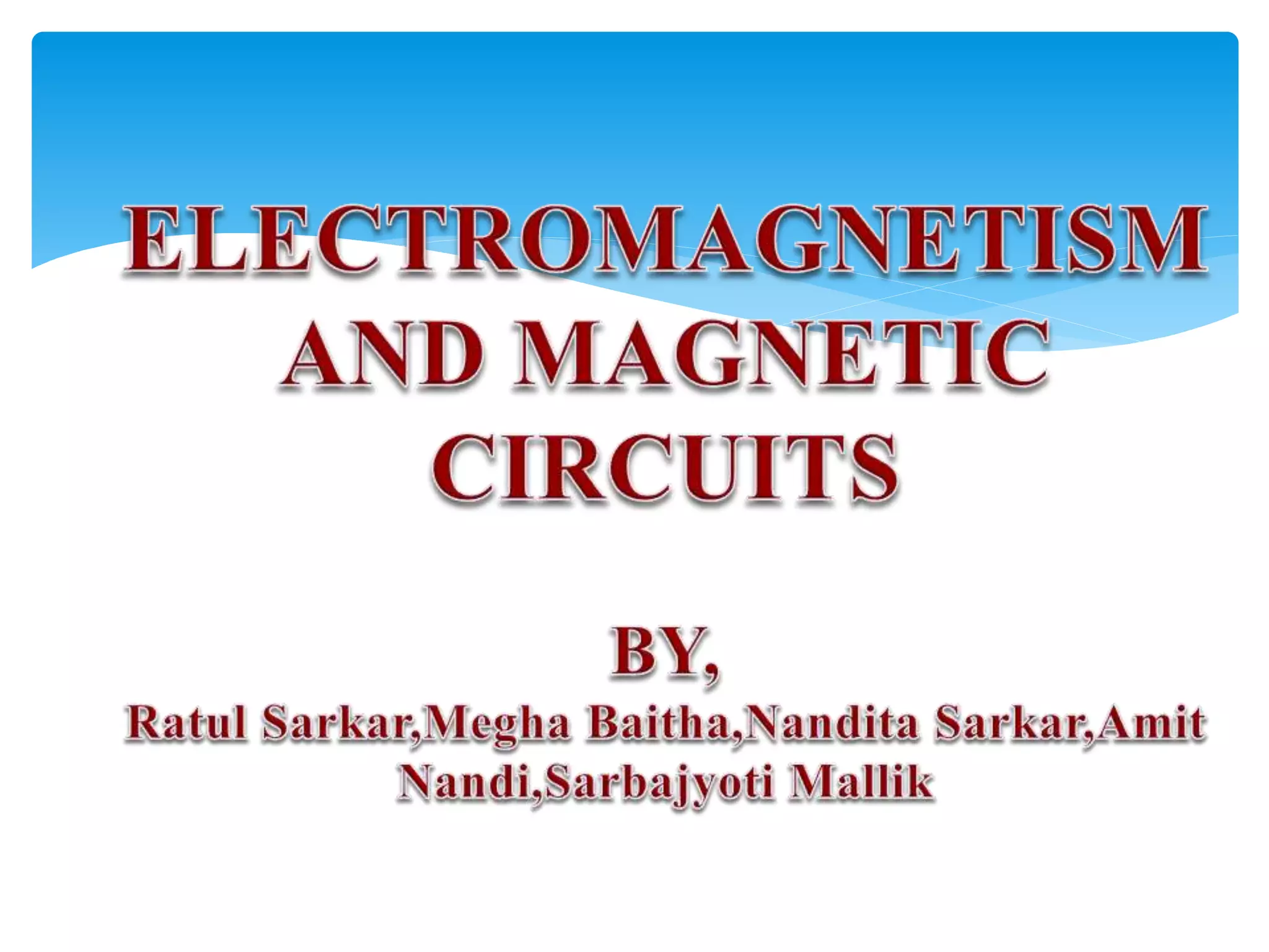 Magnetic Circuits | PPT