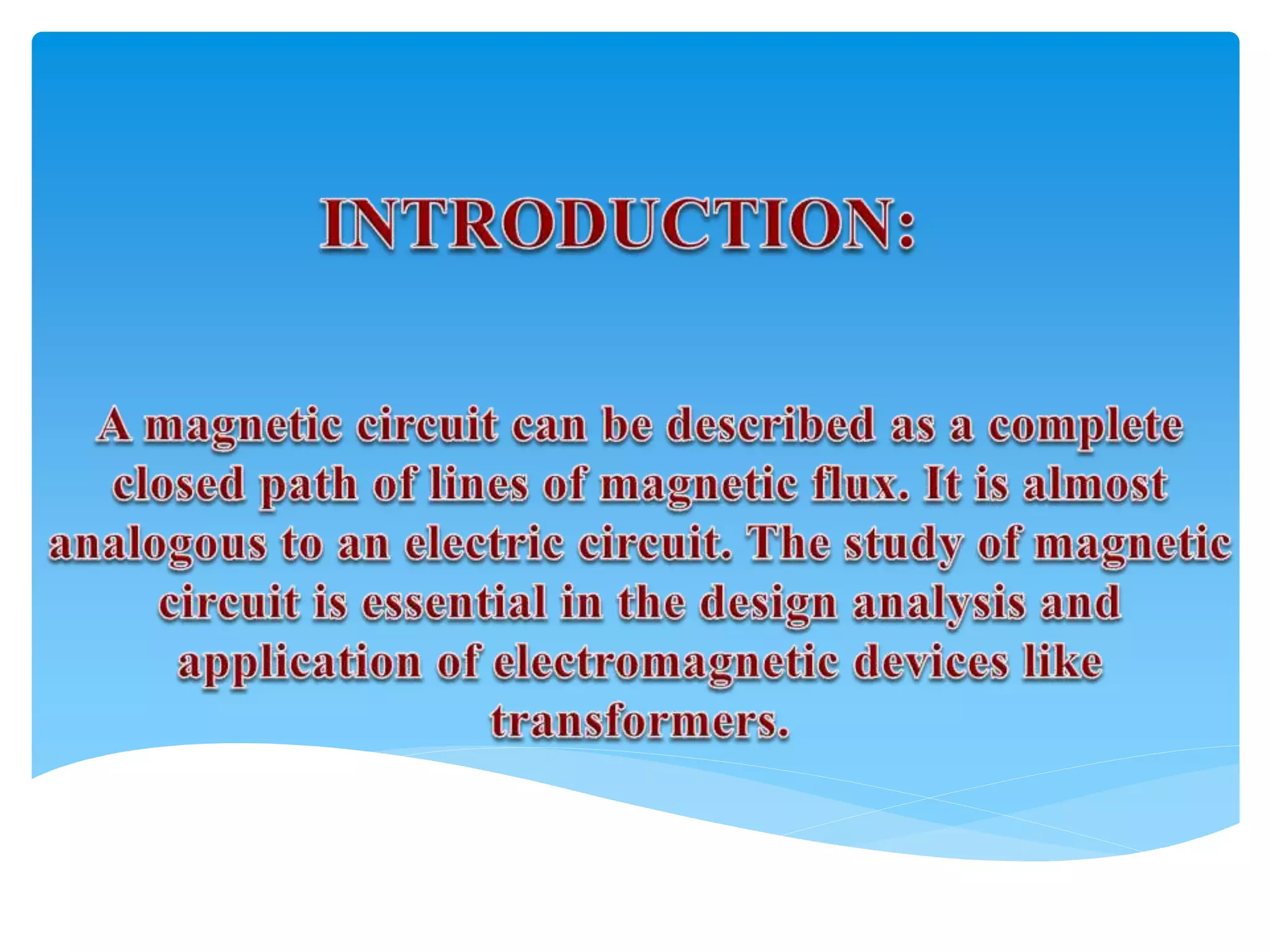 Magnetic Circuits | PPT